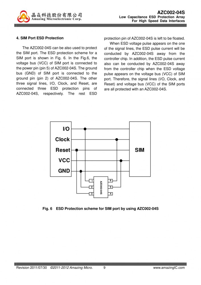 AZC002-04S datasheet page 9