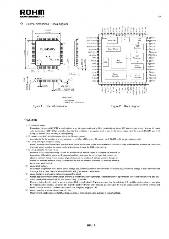 BU9457KV-E2 technical document page 4