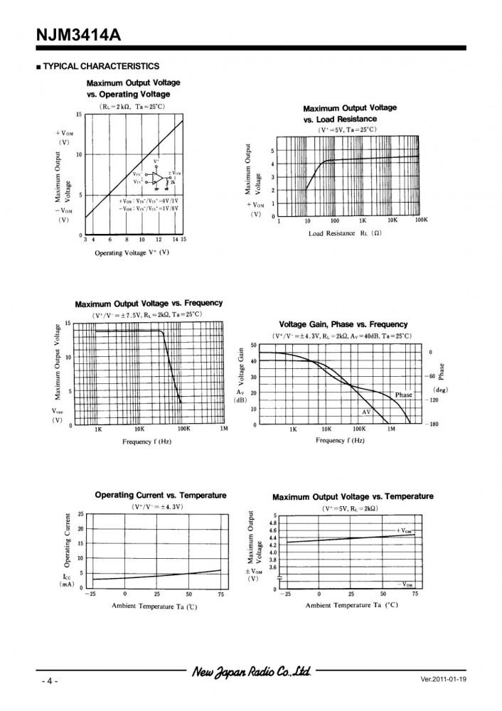 NJM3414AV-TE1 datasheet page 4
