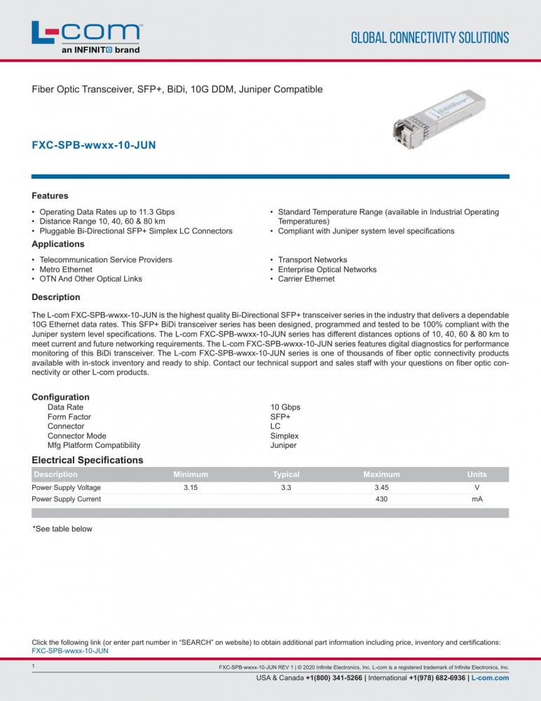 FXC-SPB-5480-10-JUN datasheet page 1