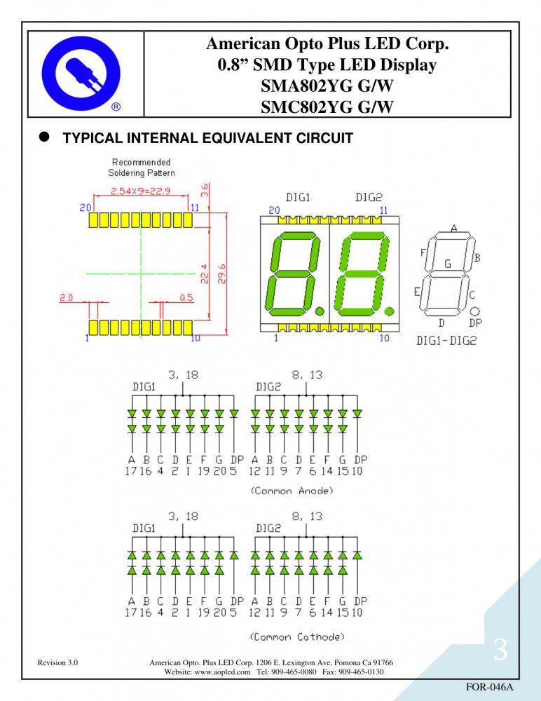 SMC802YG datasheet page 3