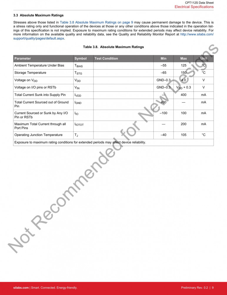 CPT112S datasheet page 10