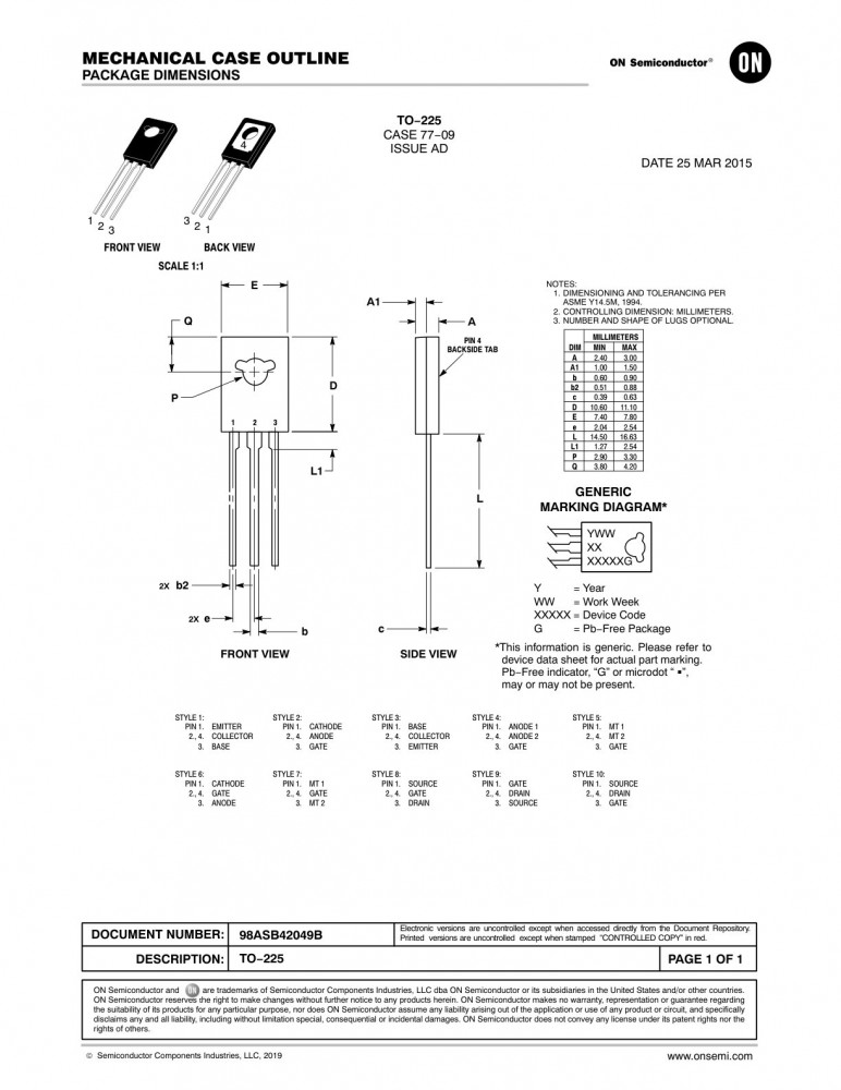 MJE243G datasheet page 6