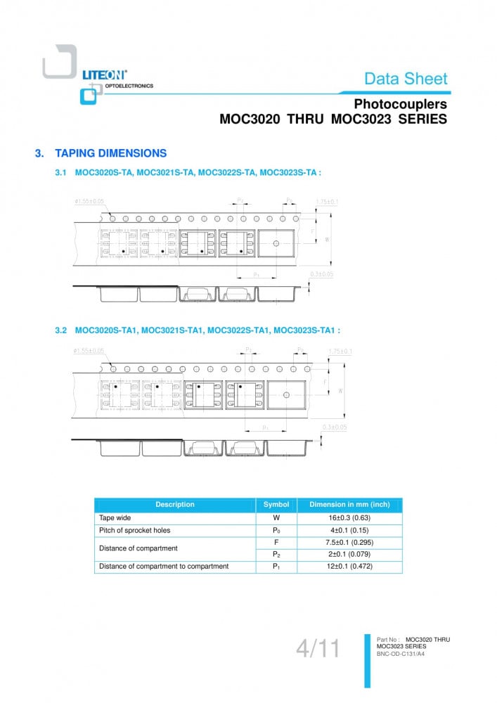 MOC3023 datasheet page 5