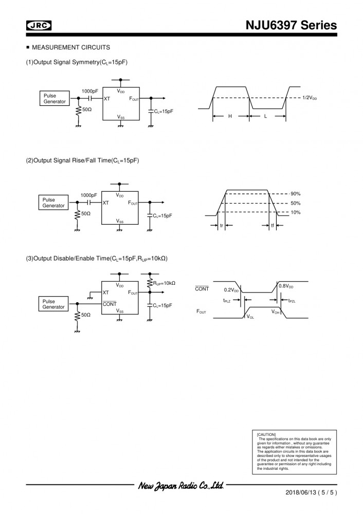 NJU6397 datasheet page 5