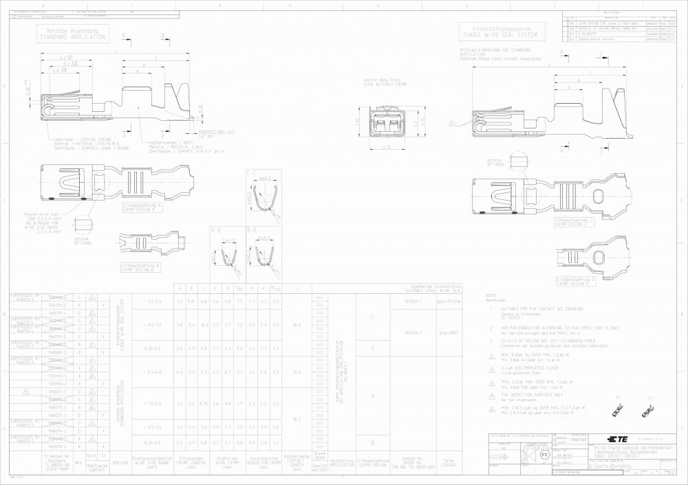 TE Connectivity 968678-2 technical document preview