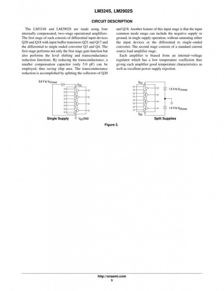 LM324S datasheet page 5