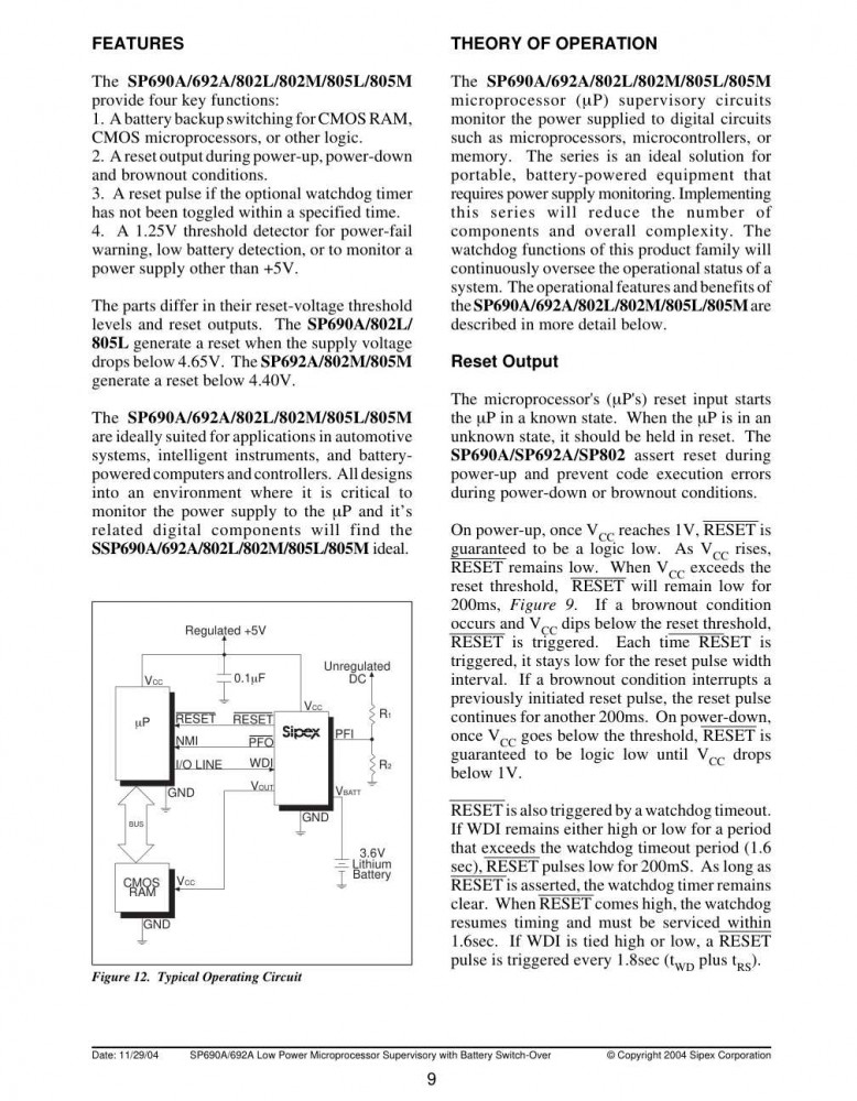 SP690AEN-L datasheet page 9