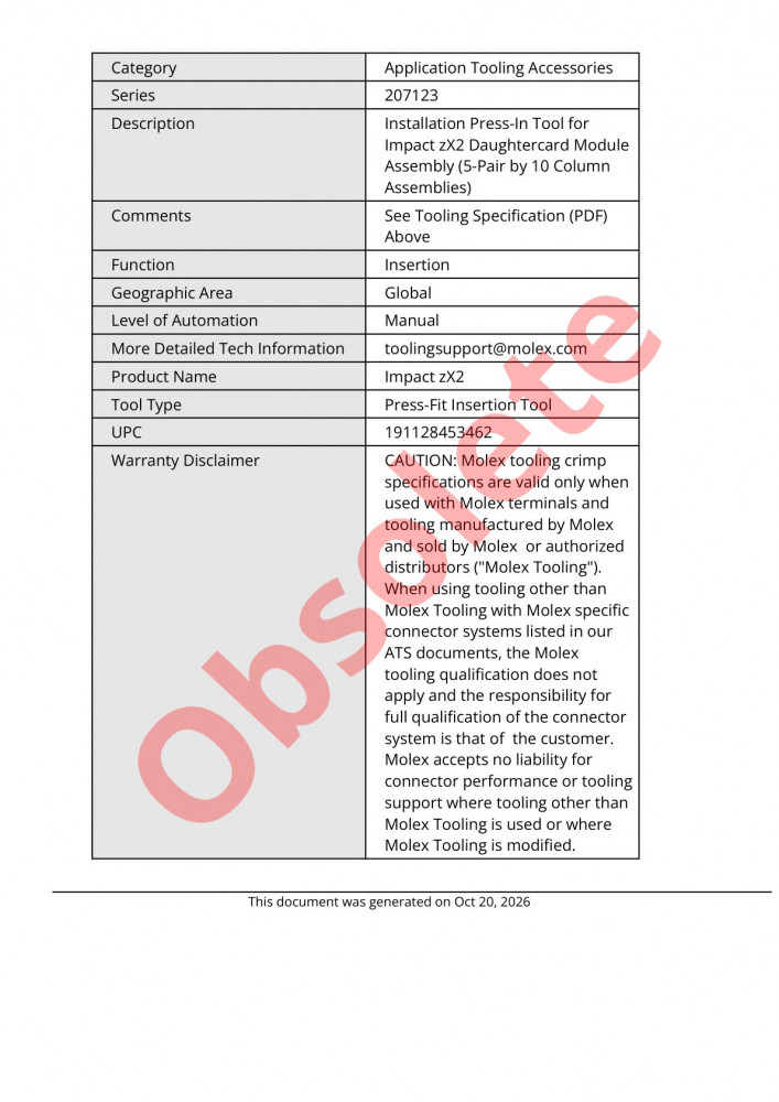 MOLEX 2002141177 tooling document preview, page 2