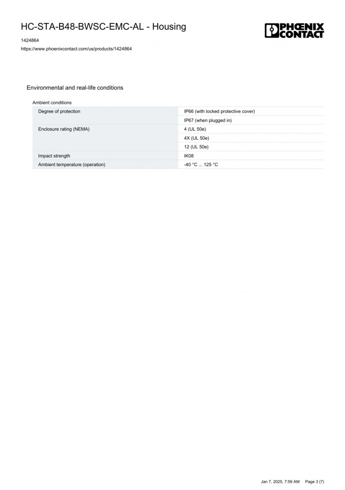 Phoenix Contact 1424864 technical document page 3
