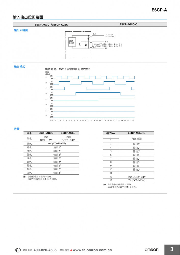 E6CP-AG5C-C technical document page 3