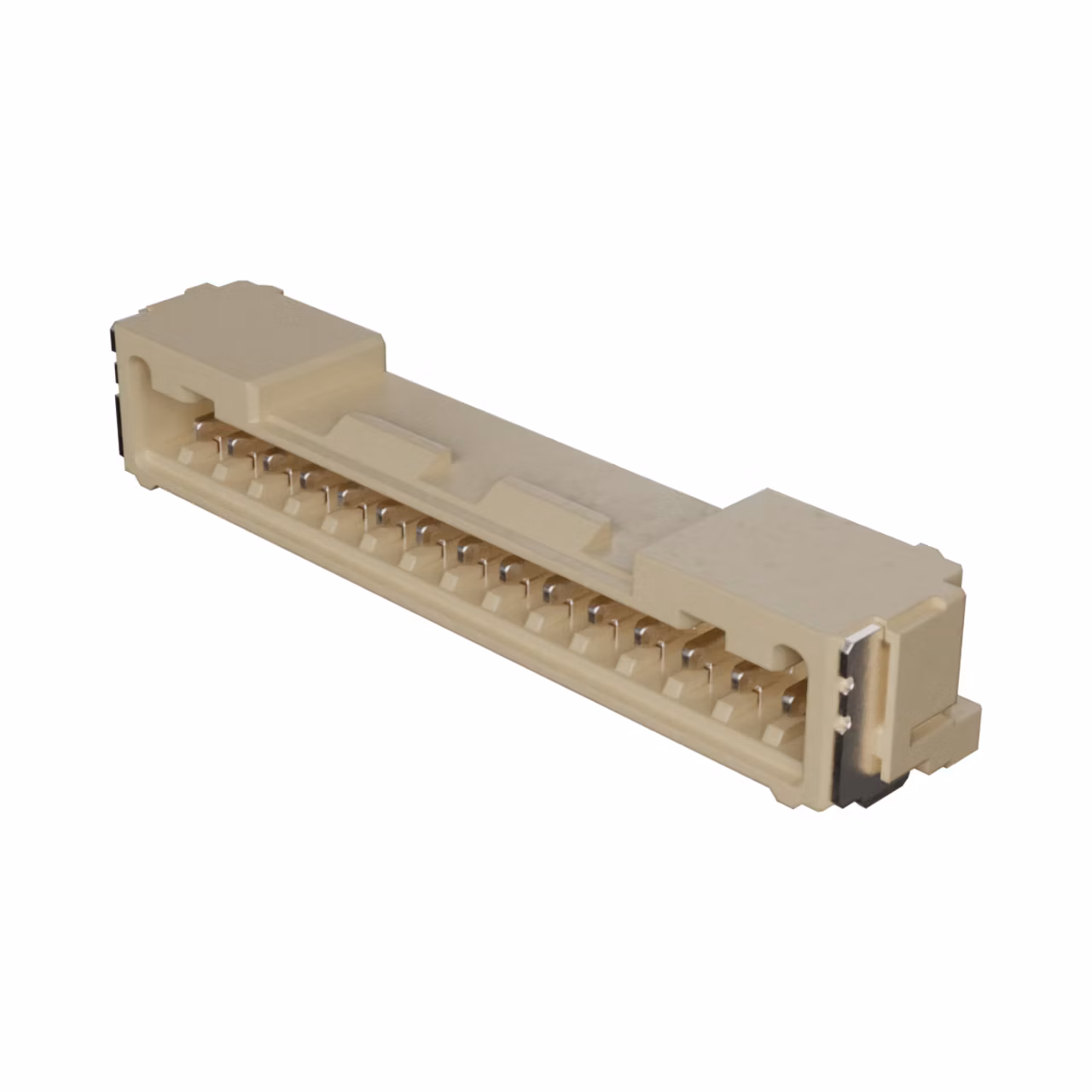 Micro-Lock 1.25mm Pitch Single-Row Right-Angle Header, Beige, 15 Circuits for sale