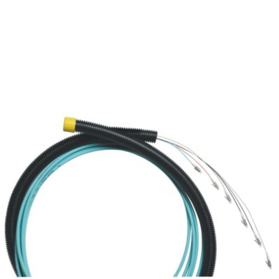 Pre-Terminated Fiber Optic Cable OM3 Tight 12 Fiber LC/LC 60M