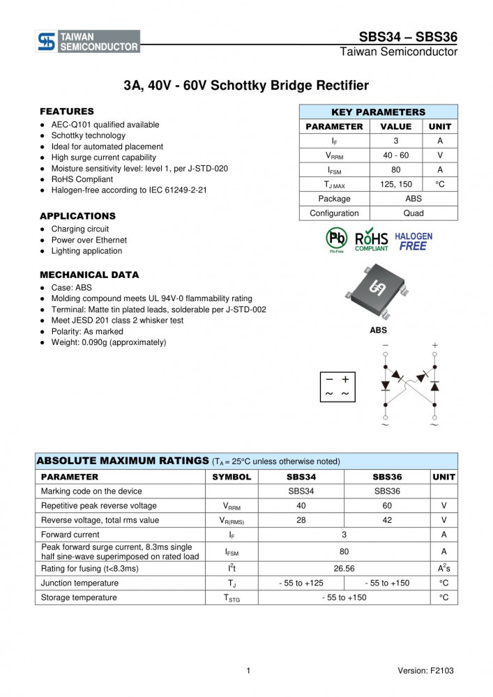SBS34 technical document page 1