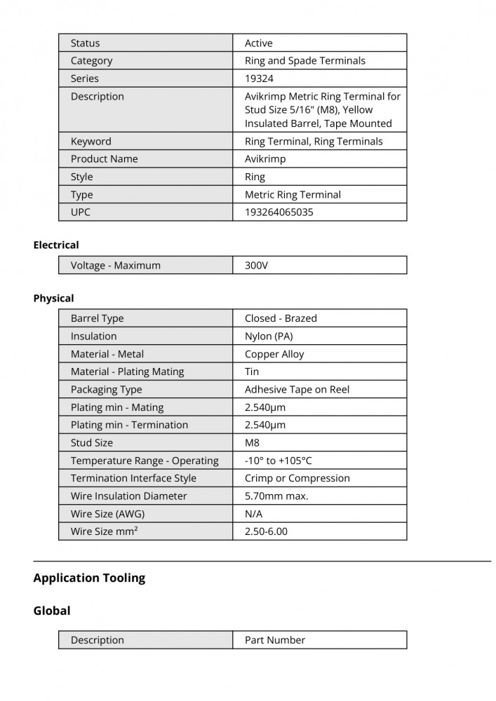 MOLEX 193240046 document image, page 2