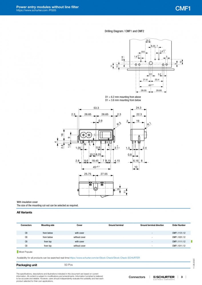 CMF1.1011.12 datasheet page 3