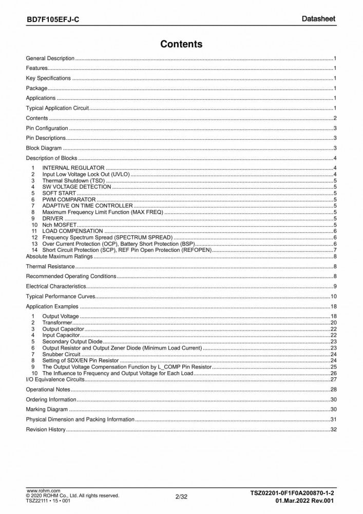 BD7F105EFJ-CE2 datasheet page 2