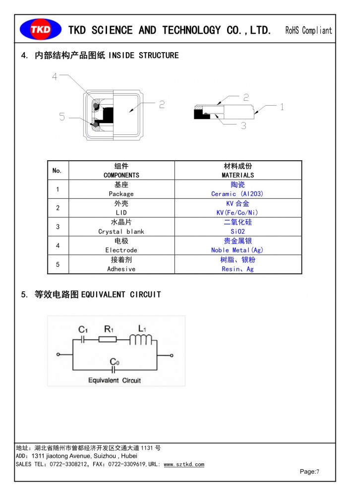 TKD SX32Y012000BK1T001 specification page 7