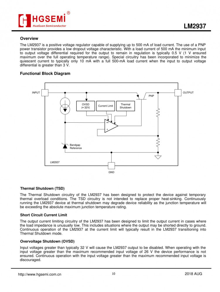 LM2937 datasheet page 10