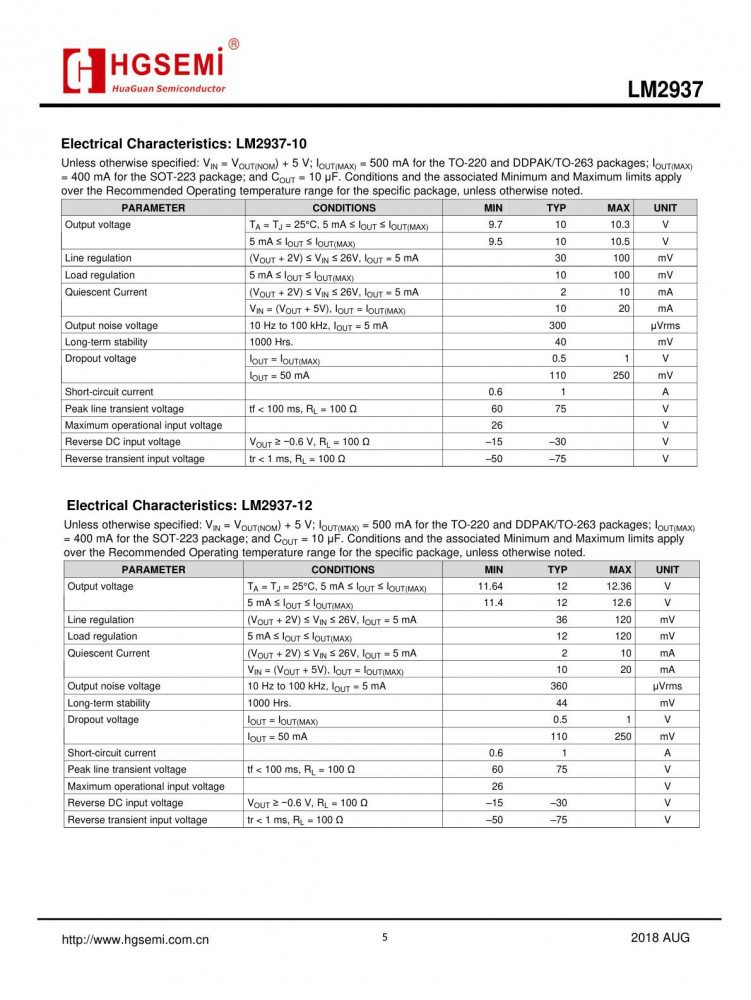 LM2937 datasheet page 5