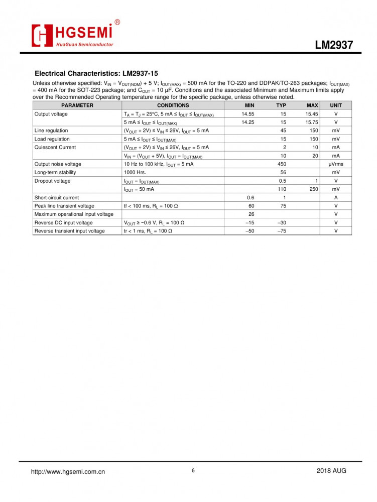 LM2937 datasheet page 6