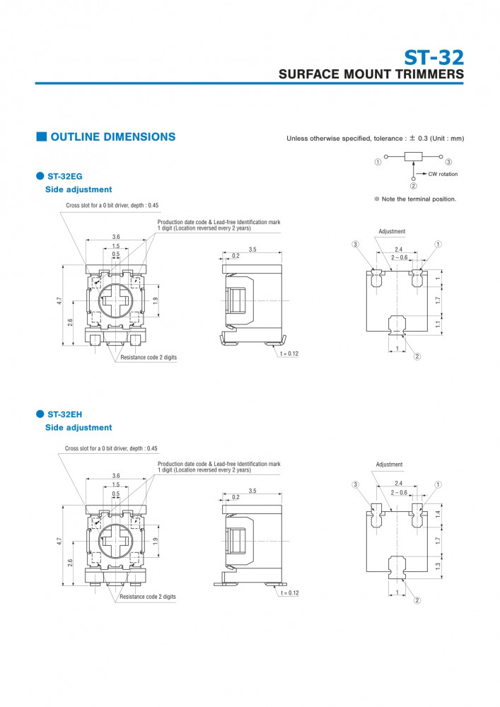 ST-32ETA54 technical document page 5
