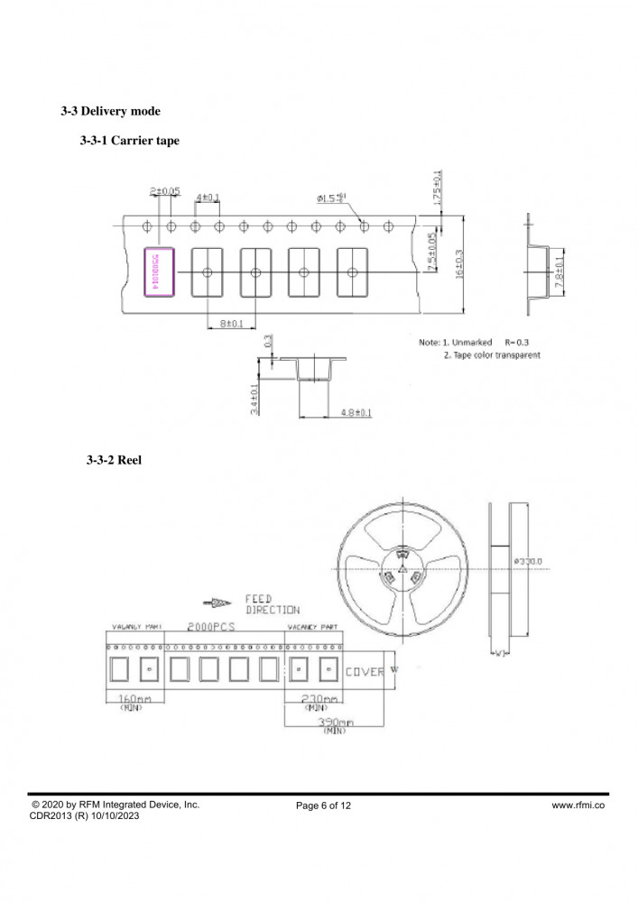 CDR2013 technical document page 6