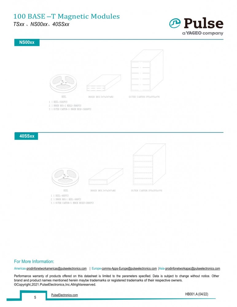 TS8121CMHF technical document page 5