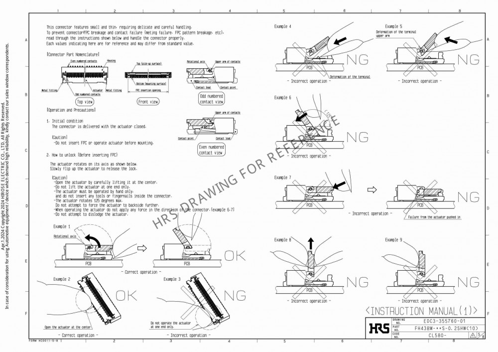 HRS FH43BW technical document page 5