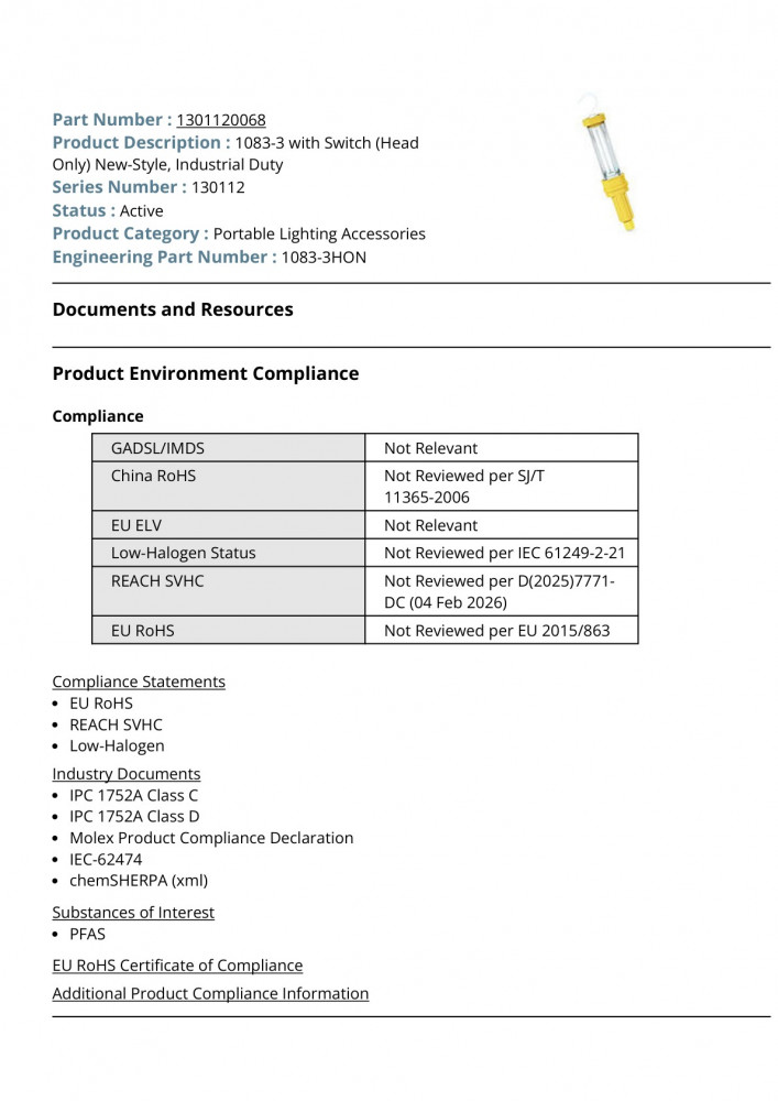 1301120068 product documentation page 1