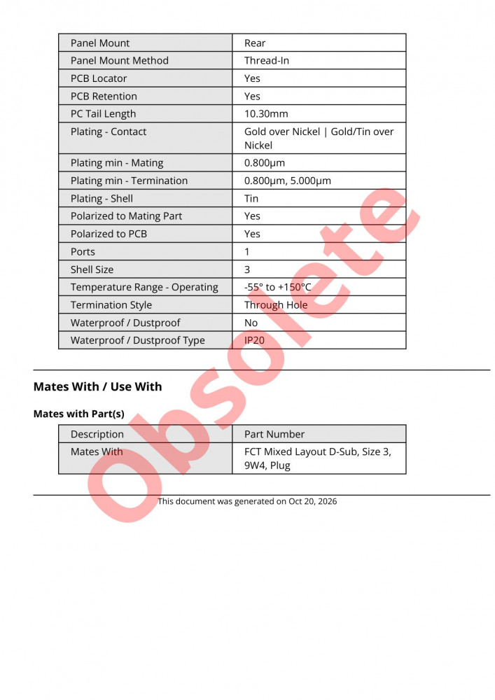 MOLEX 1731070400 technical document, page 3