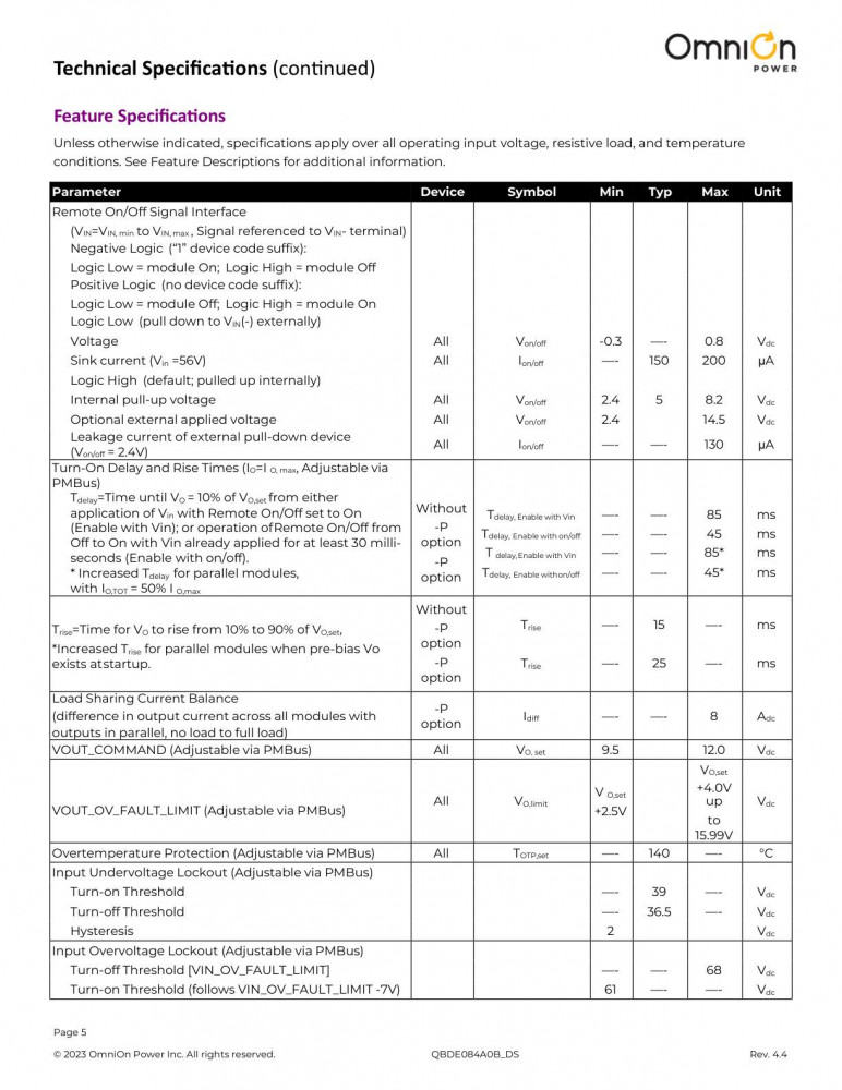 QBDE084A0B641-PHZ datasheet page 5