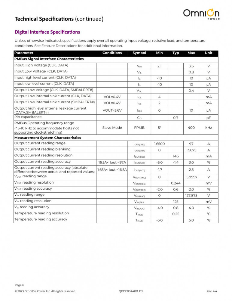 QBDE084A0B641-PHZ datasheet page 6