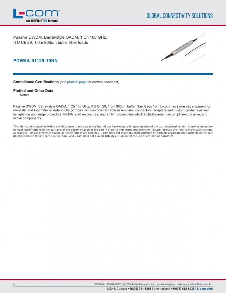 PDW5A-01129-19NN product document page 2