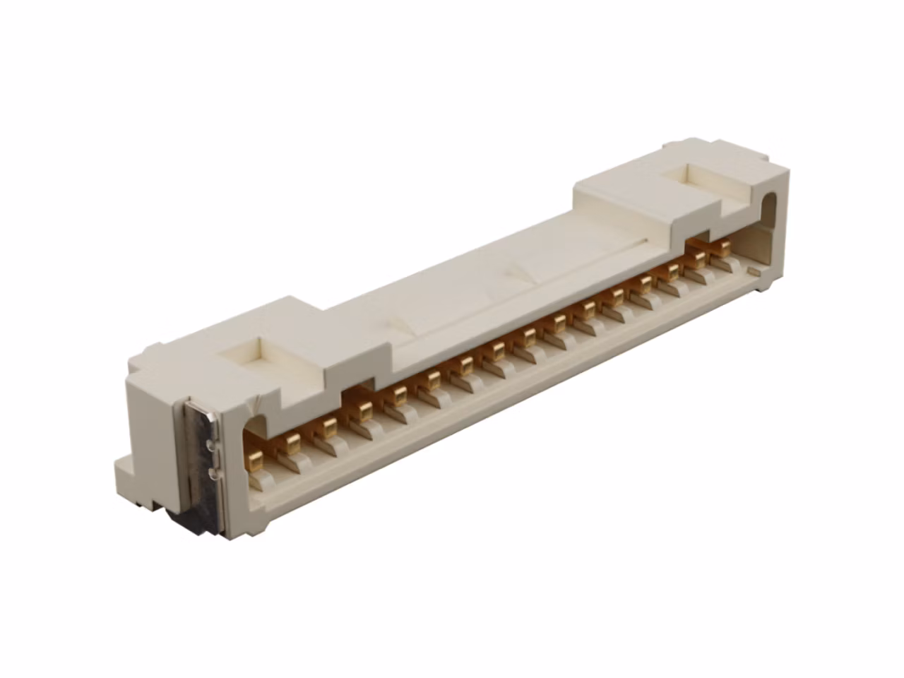 1.25mm Pitch, Micro-Lock Plus PCB Header, Single Row, Right-Angle, Surface Mount, 0.10µm Gold Plating, Positive Lock, 16 Circuits, Natural for sale