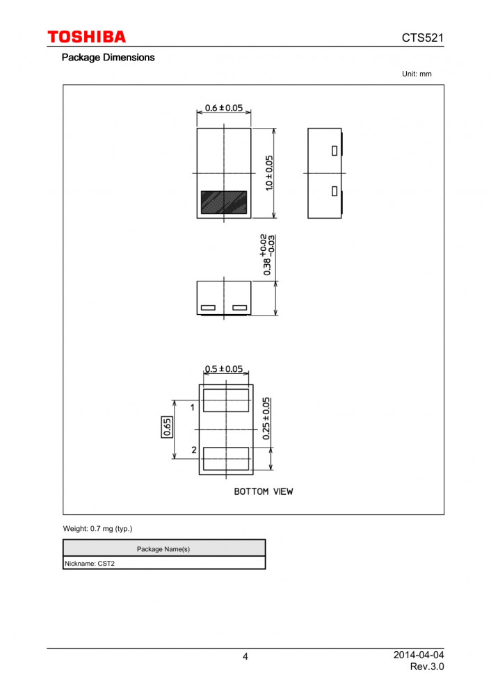 CTS521 datasheet page 4
