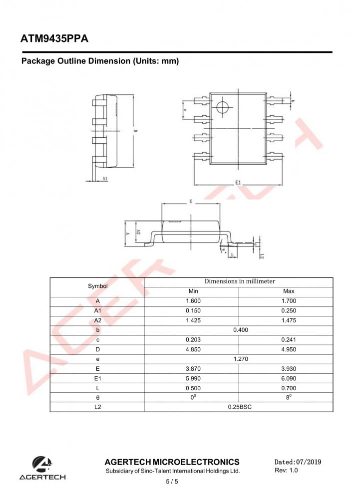 ATM9435PPA datasheet page 5