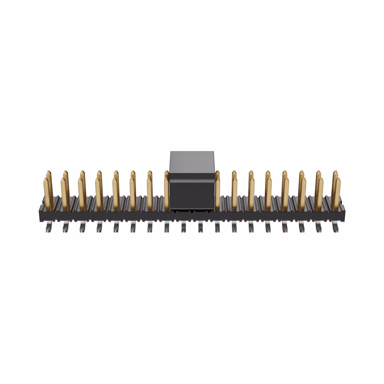 Milli-Grid Header, Vertical, Surface Mount, 36 Circuits, 0.76µm Gold (Au) Plating, Mating Pin Length 3.80mm, with Cap, Tube, Lead-Free for sale