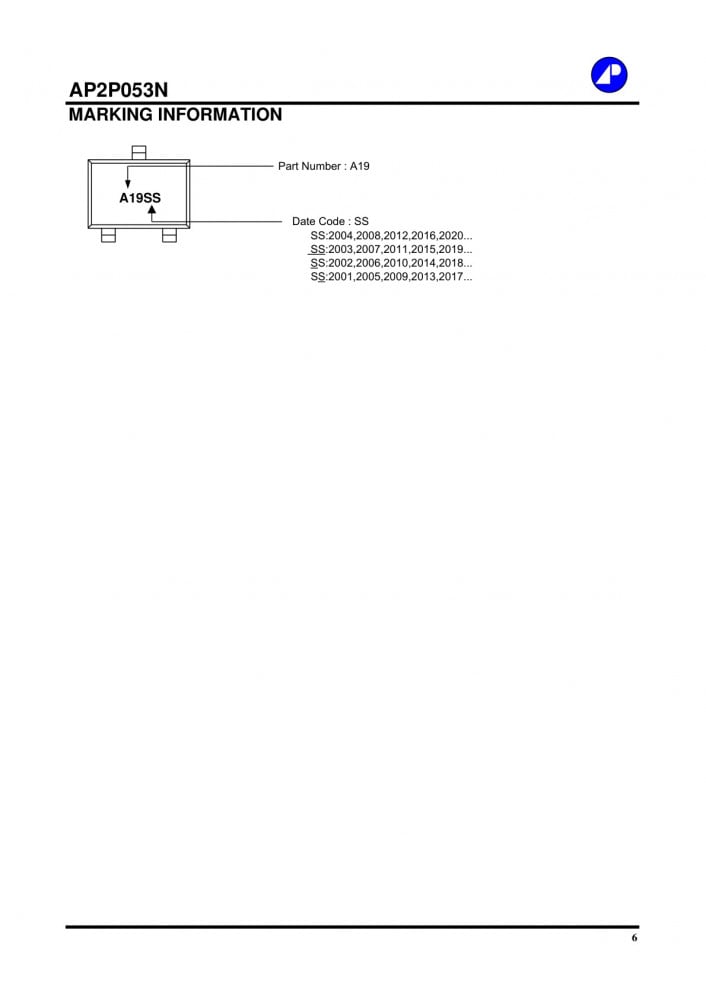 APEC AP2P053N datasheet page 6