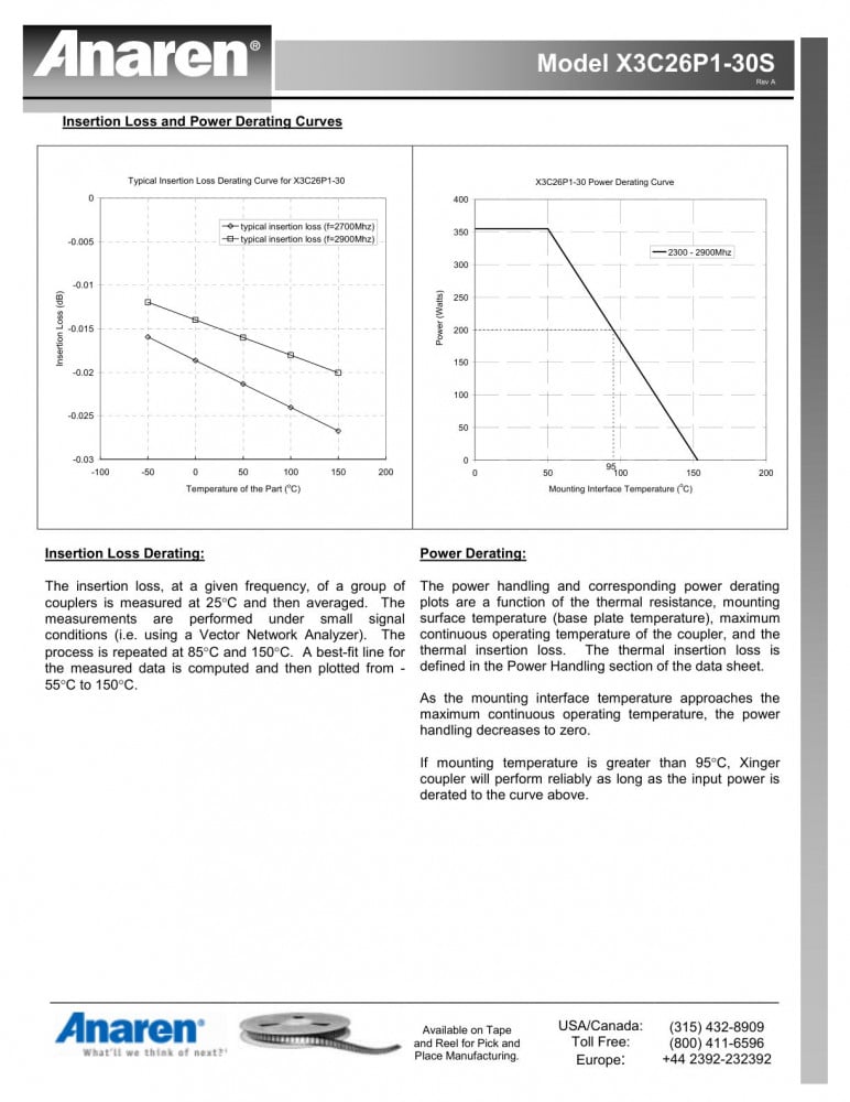 X3C26P1-30S datasheet page 3