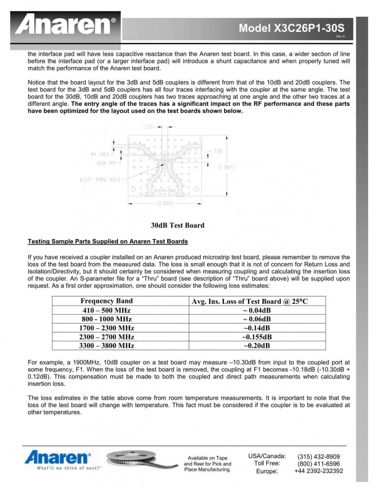X3C26P1-30S datasheet page 9