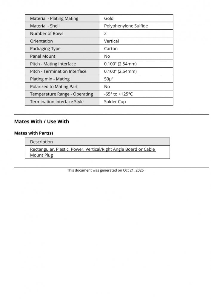 PA10SJTB technical document image, page 2