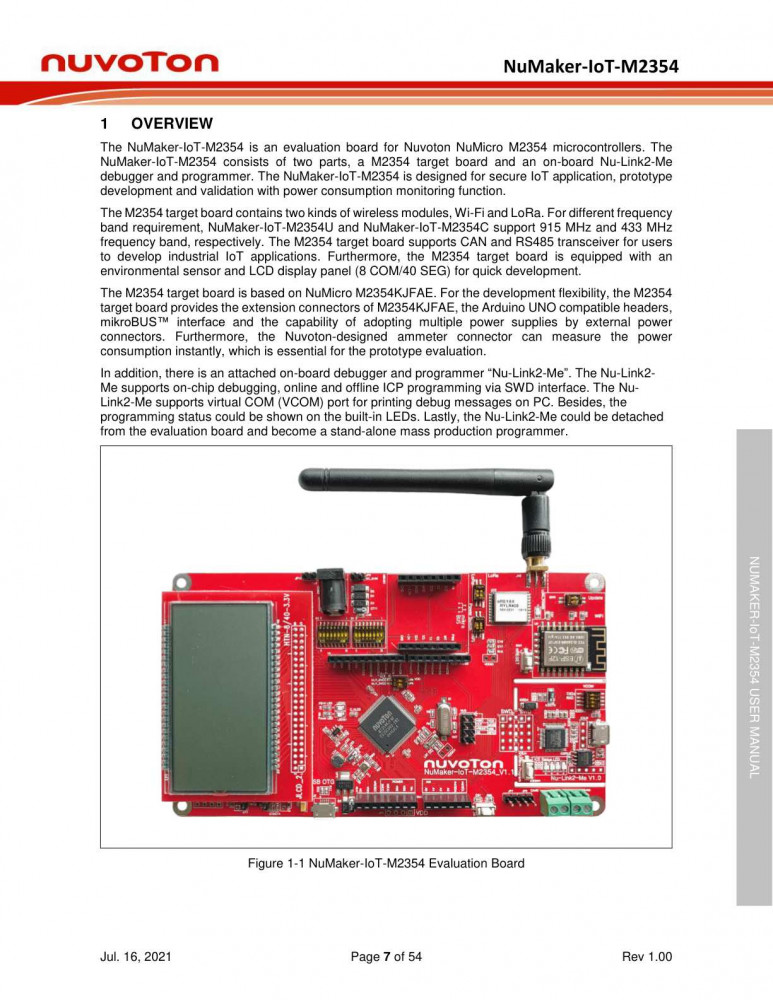 NuMaker-IoT-M2354U document page 7