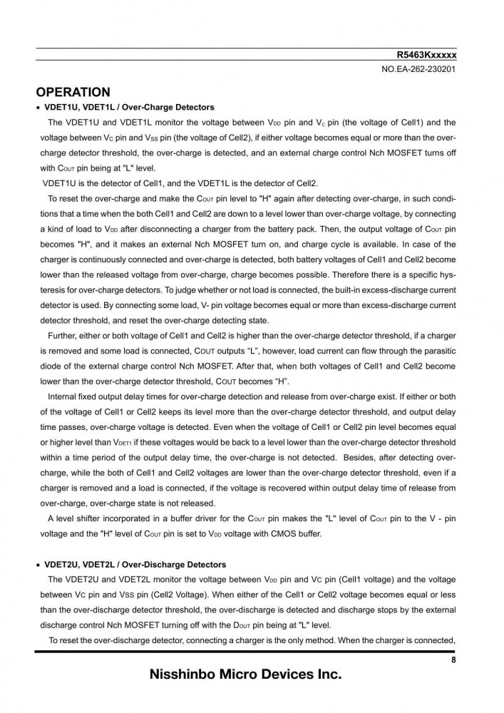 R5463 datasheet page 8