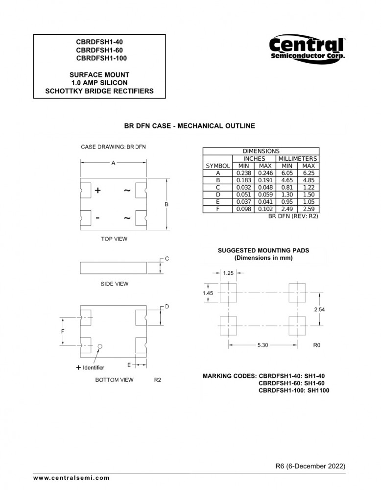 CBRDFSH1-60 datasheet page 2