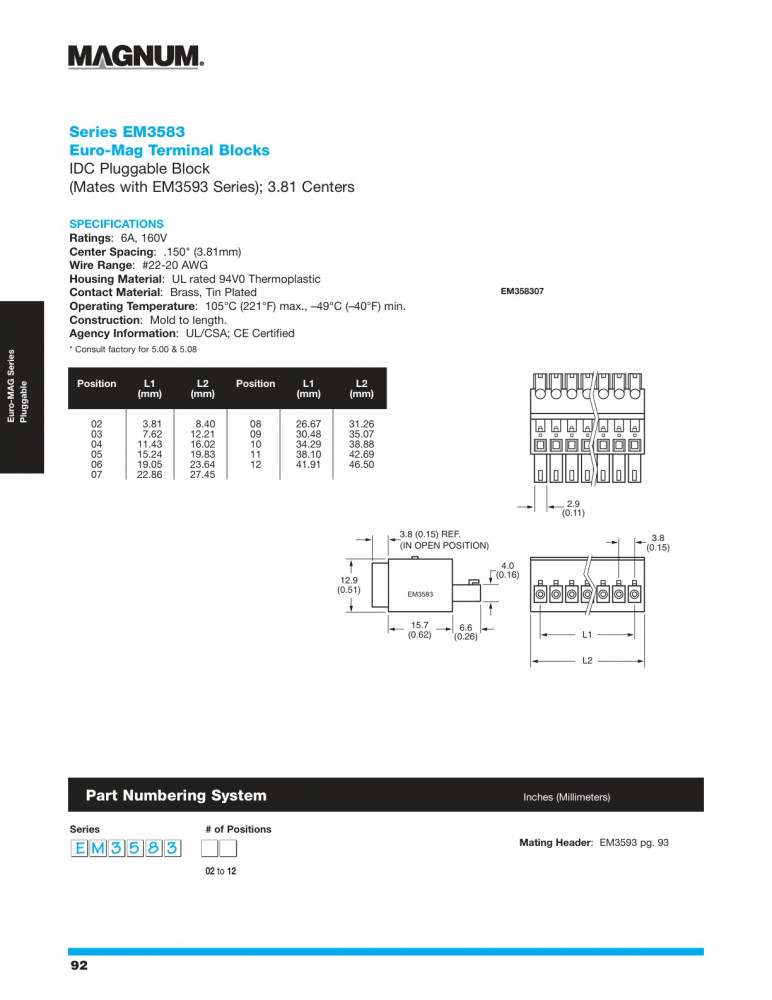 EATON Euro-Mag reference page 7
