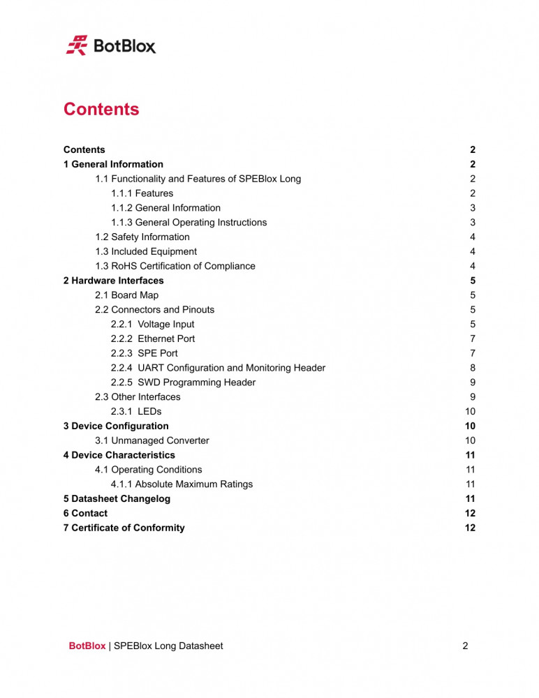 SPEBlox Long datasheet page 2