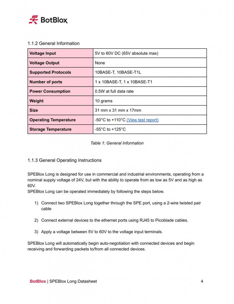 SPEBlox Long datasheet page 4