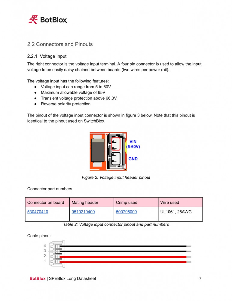 SPEBlox Long datasheet page 7