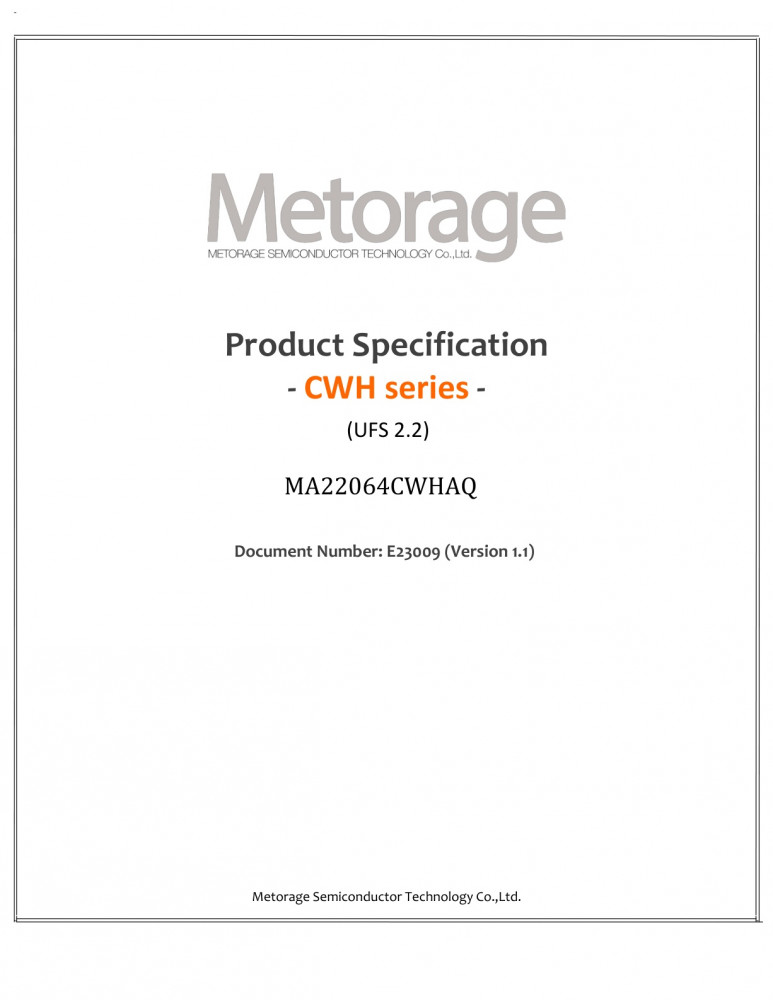 MA22064CWHAQ datasheet page 1